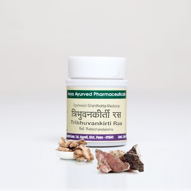 Tribhuvankirti Ras | Arya Ayurved Pharmaceuticals